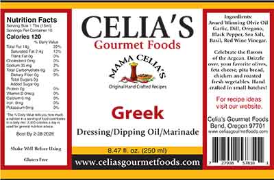Greek Dressing / Dipping Oil / Marinade